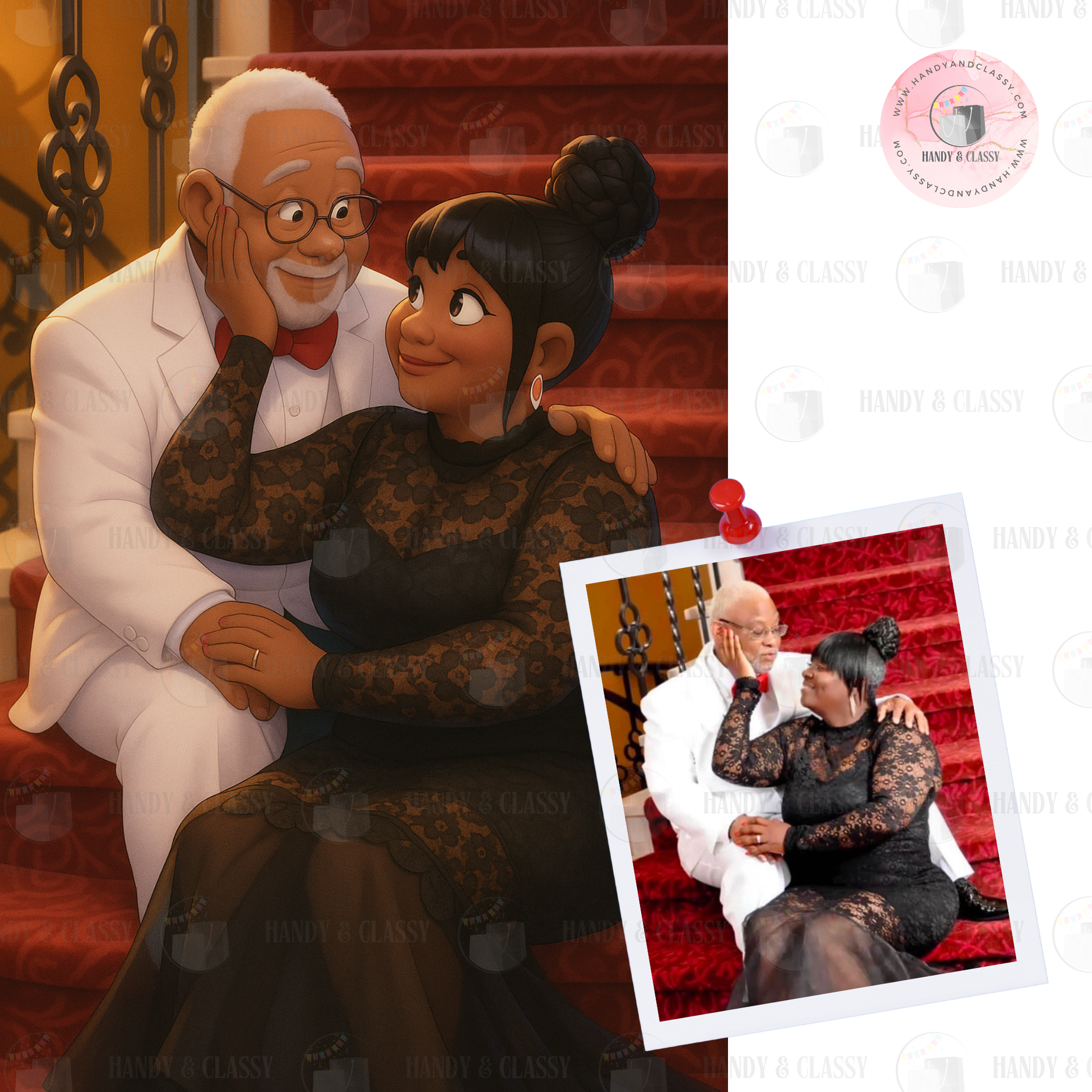Custom Cartoon Portrait (Digital Design) – HandyandClassy