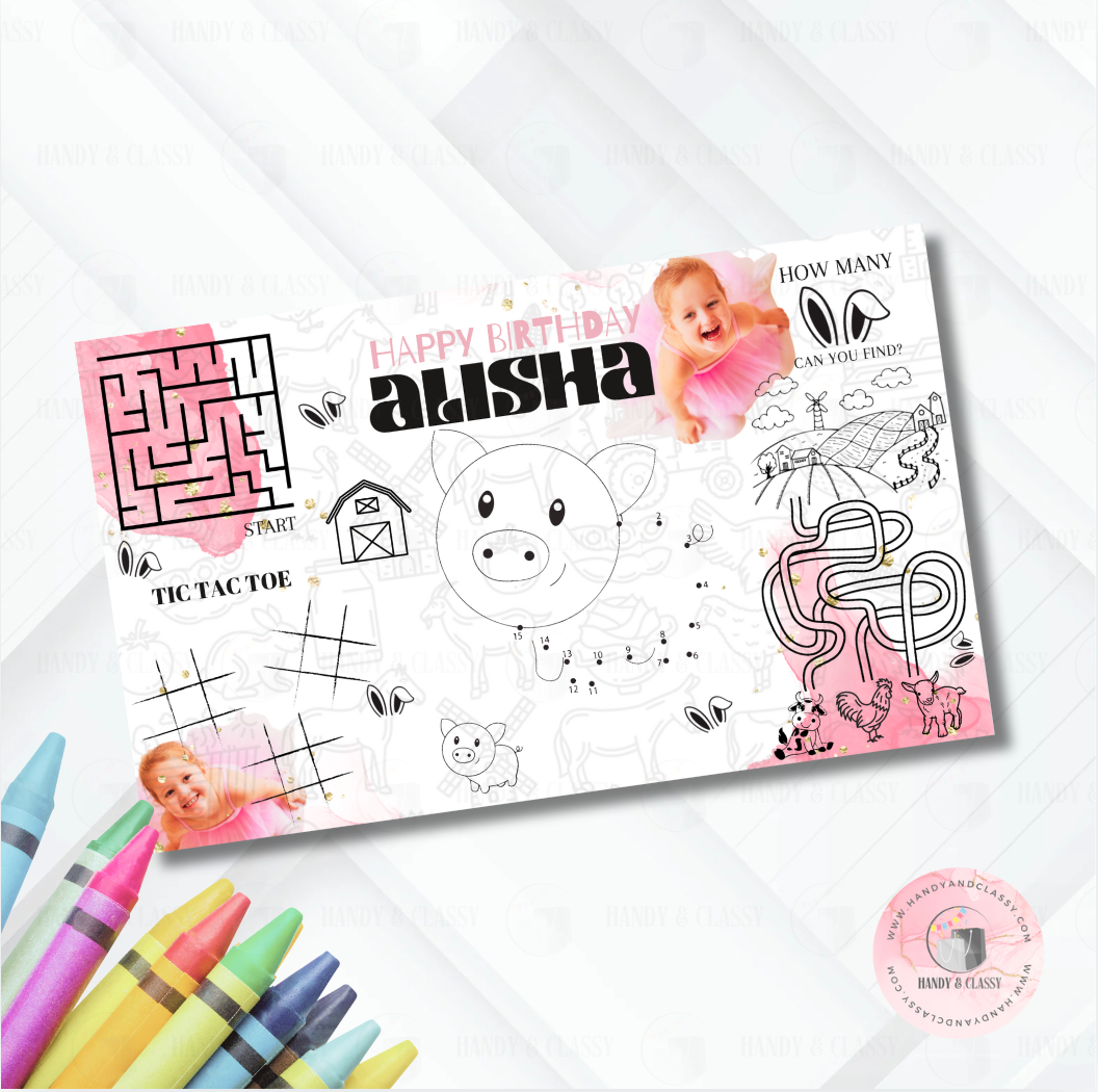 Custom Activity Sheet (Digital File) – HandyandClassy