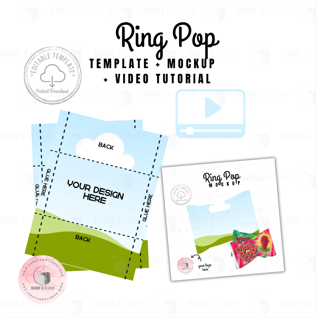 Ring Pop Template (Editable) – HandyandClassy